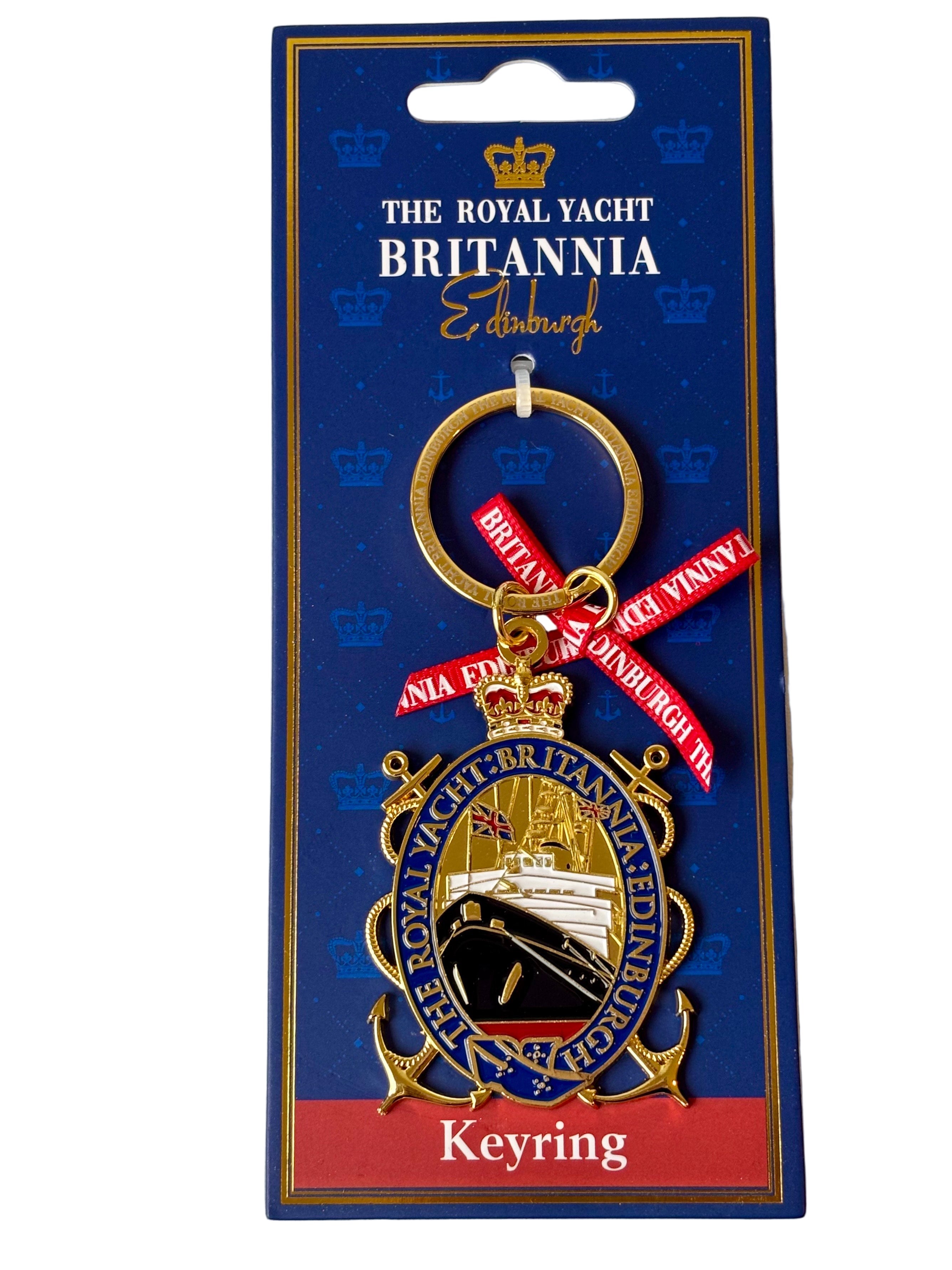 Britannia Shield Keyring – The Royal Yacht Britannia