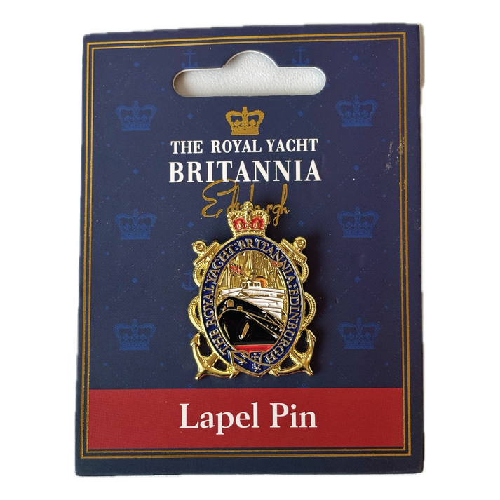 Britannia Shield Label Pin – The Royal Yacht Britannia